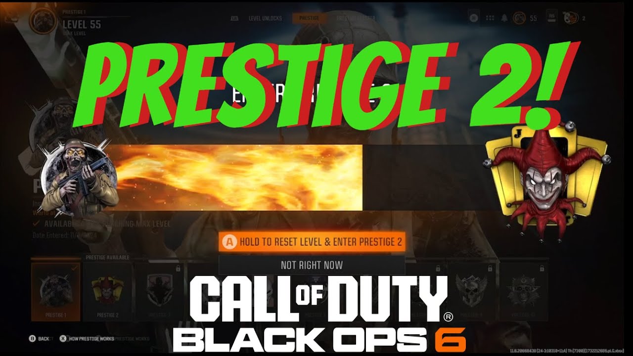 BO6 Prestige 2 rewards unlocked! CoD Black Ops 6 Prestige system - YouTube