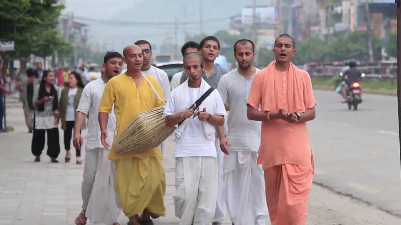 Harinam Sankirtan In Chitwan By ISKCON Chitwan - YouTube