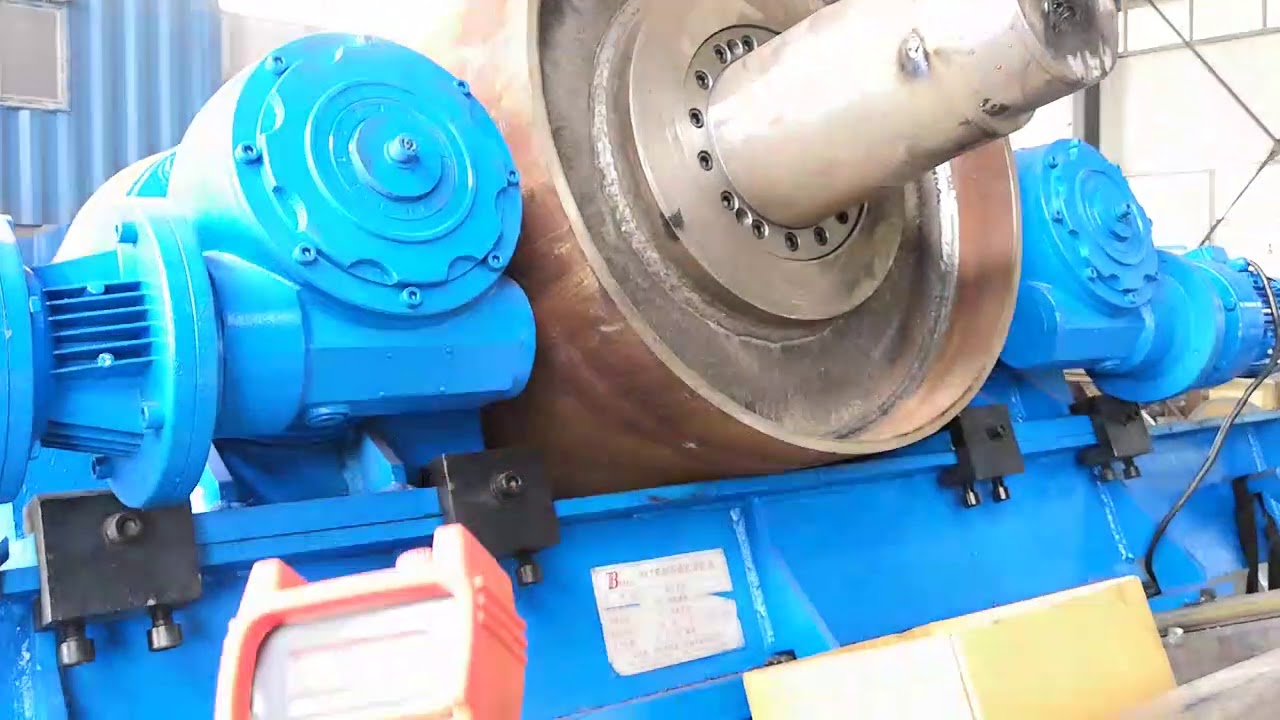 Welding Column boom linkage with tilting type rotator turning roll tie ...