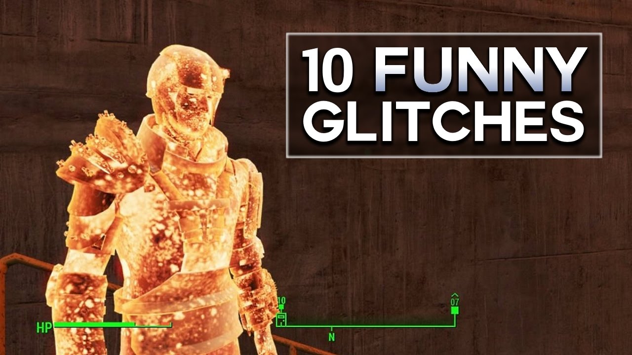 Fallout 4 - 10 Funny Glitches - YouTube