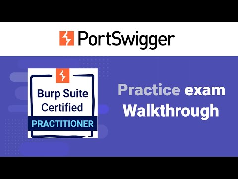 Burp Suite Certified Practitioner - Practice Exam Walkthrough
