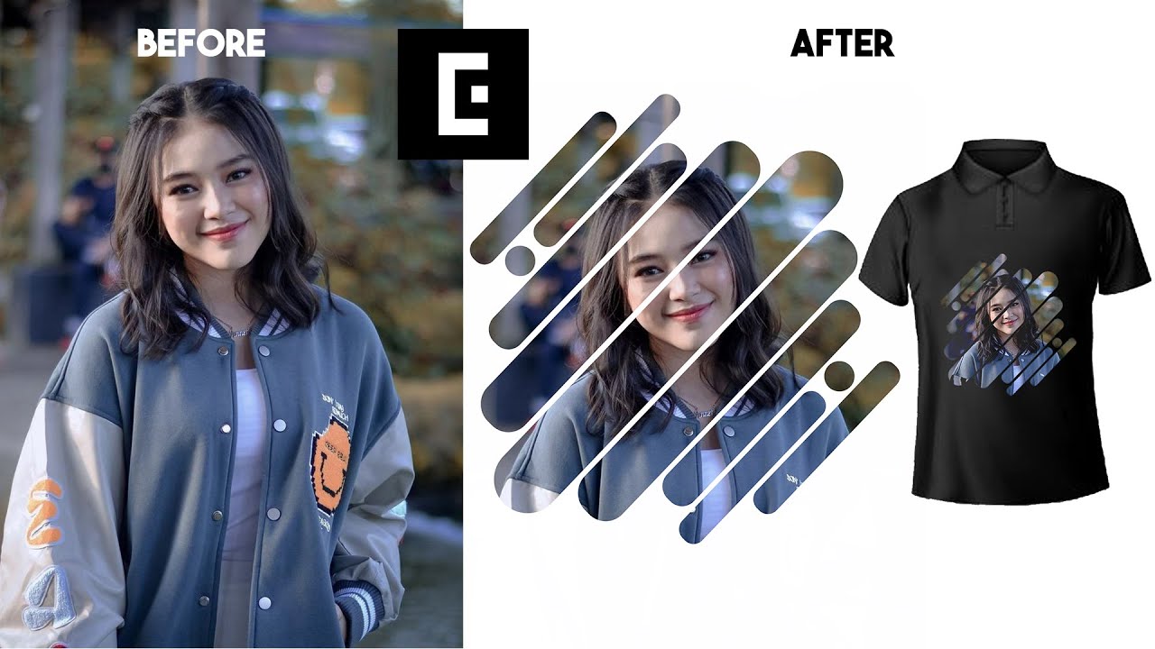 Cara Edit Foto Buat Profil SOSMED + Desain Sablon Baju I Epik Tutorial ...
