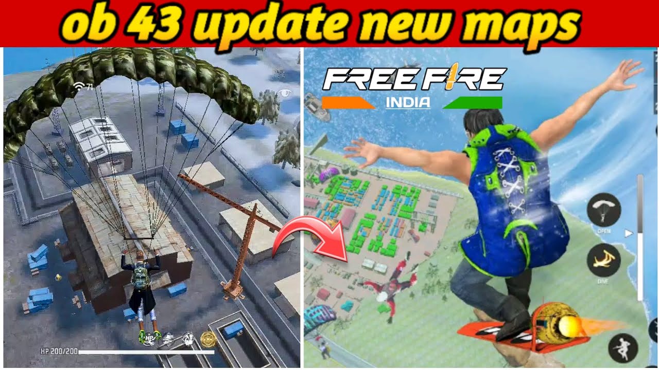 ob43 new update new maps change ll india free fire gameplay ll2024 free ...