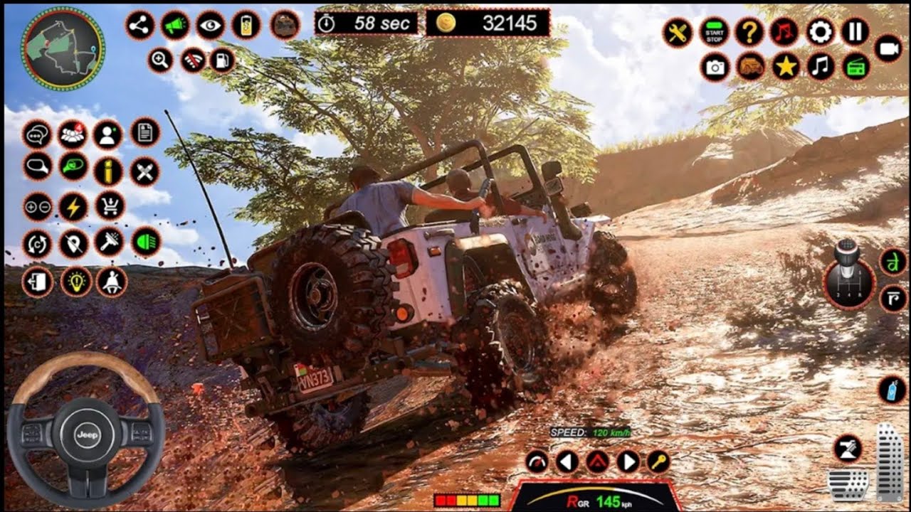 Us Mud Jeep Driving 3D Game - Offroad Jeep Mud Racing Game - YouTube