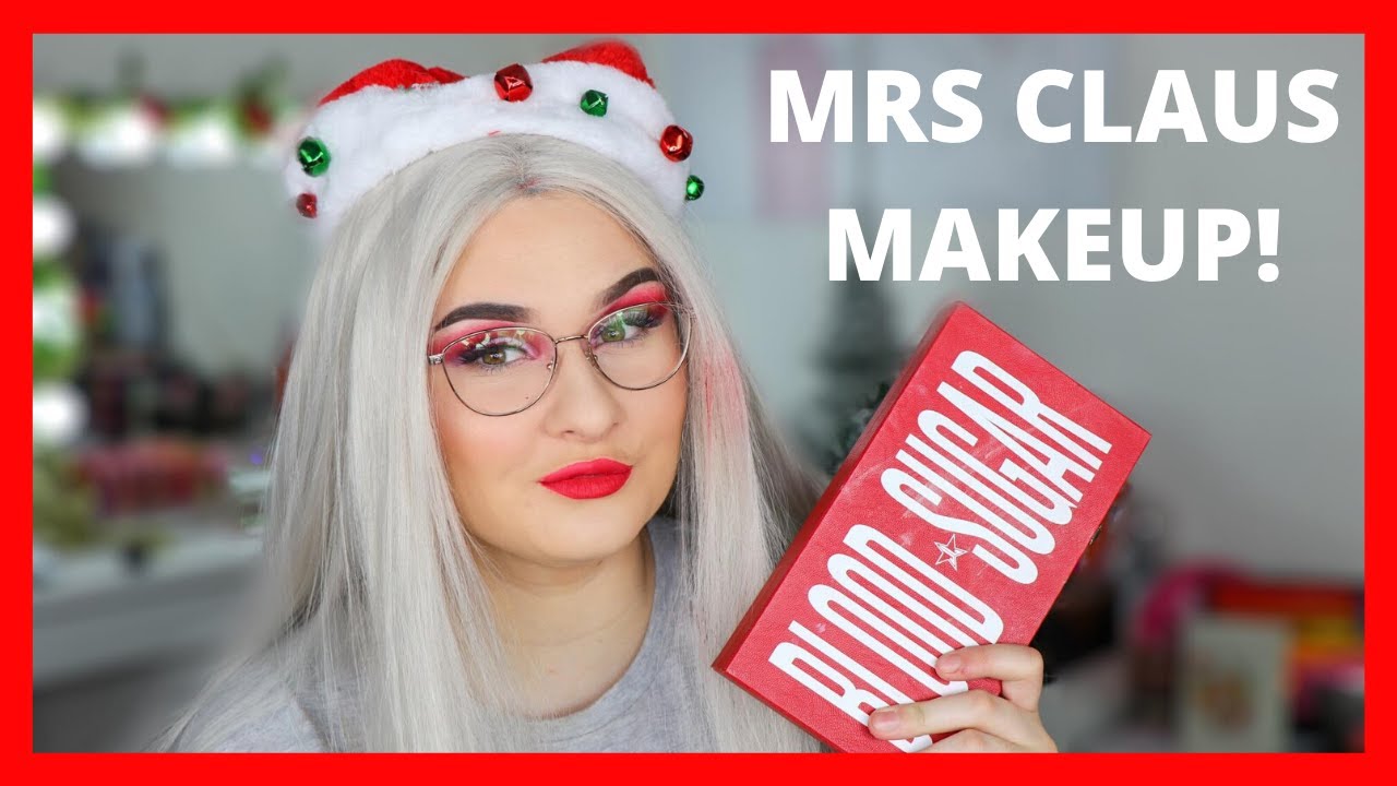 MRS CLAUS MAKEUP TUTORIAL! 10/20 days of Christmas! SoJo Beauty - YouTube