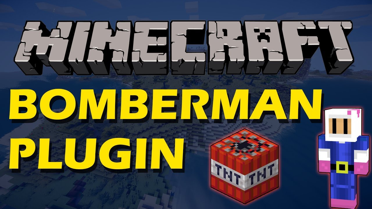 Fun minigame in Minecraft with Bomberman Plugin - YouTube