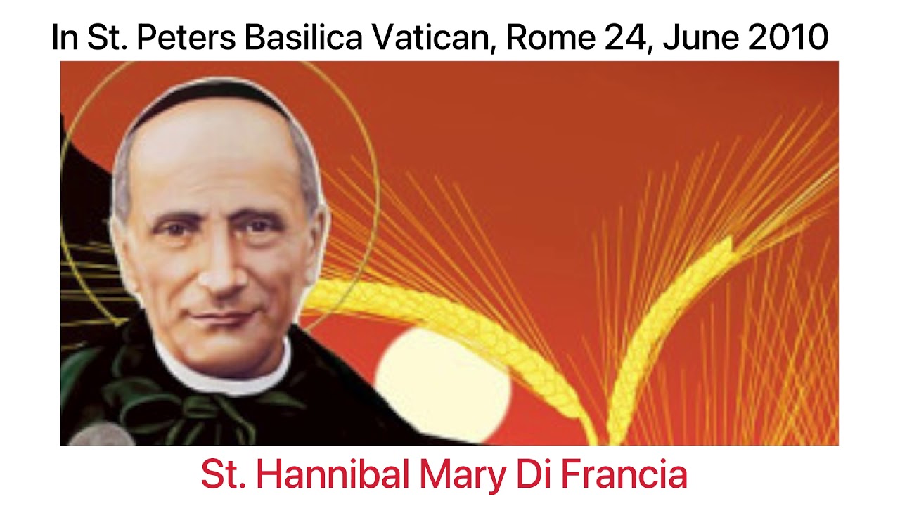 St. Hannibal Mary Di Francia in St Peter’s square Vatican. - YouTube