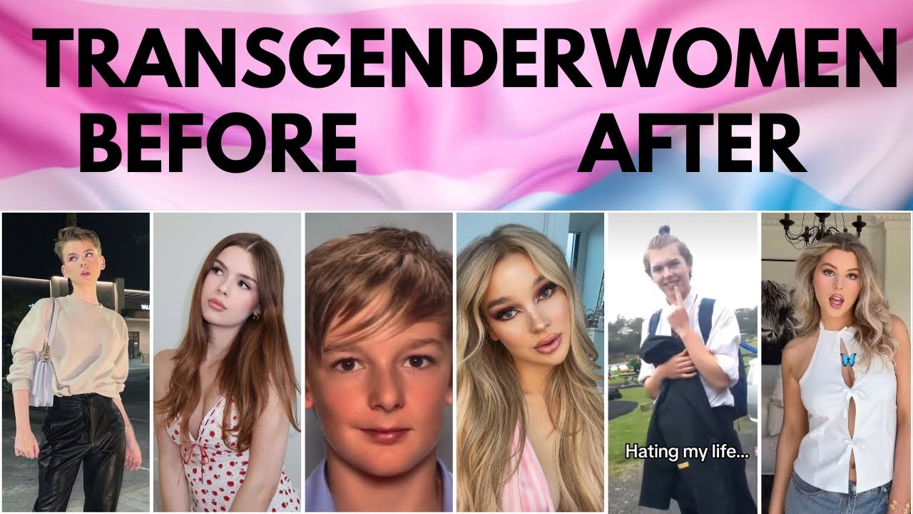 Beautiful Transgenderwomen with their before and after HRT photos - YouTube