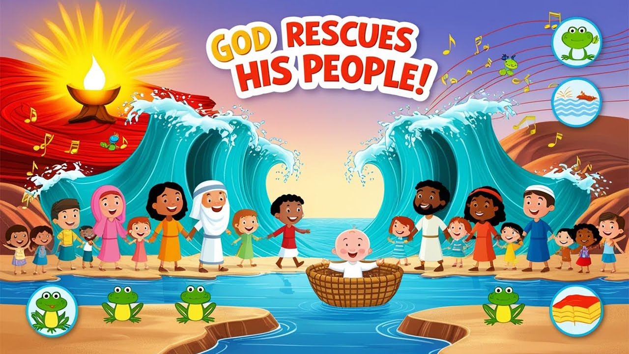 God Rescues His People | Animated Exodus Bible Story + Music - YouTube