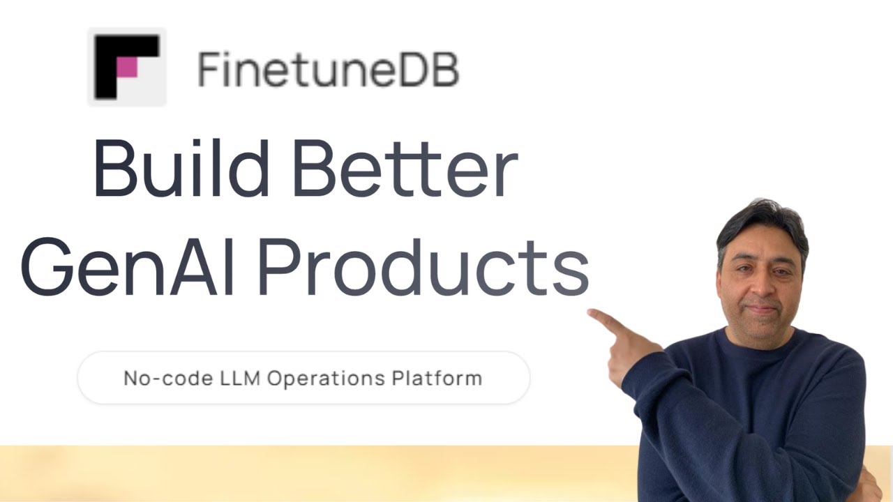 No code LLM Operations Platform - FinetuneDB - YouTube
