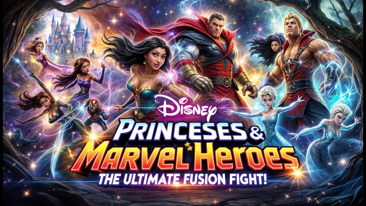 Disney Princesses Become MARVEL Superheroes - YouTube