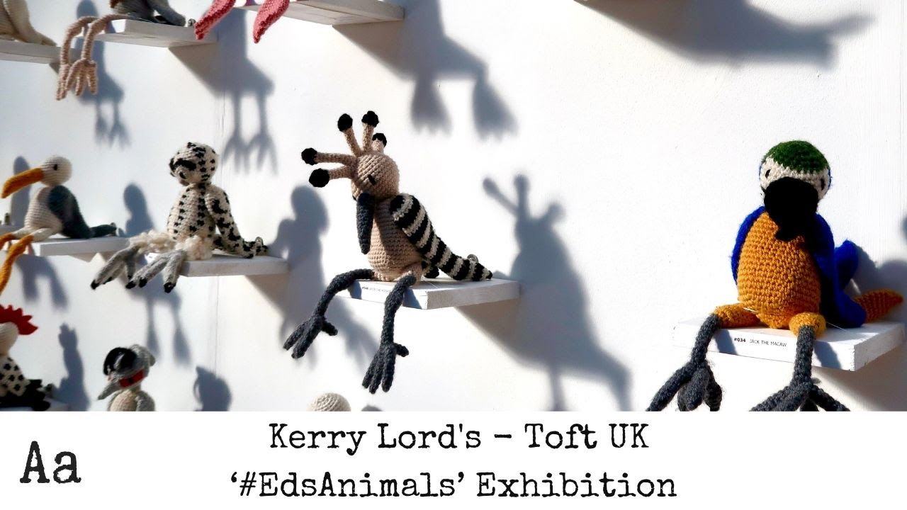 400 Crochet Creatures | Kerry Lord's '#EdsAnimals' Exhibition | Toft UK ...