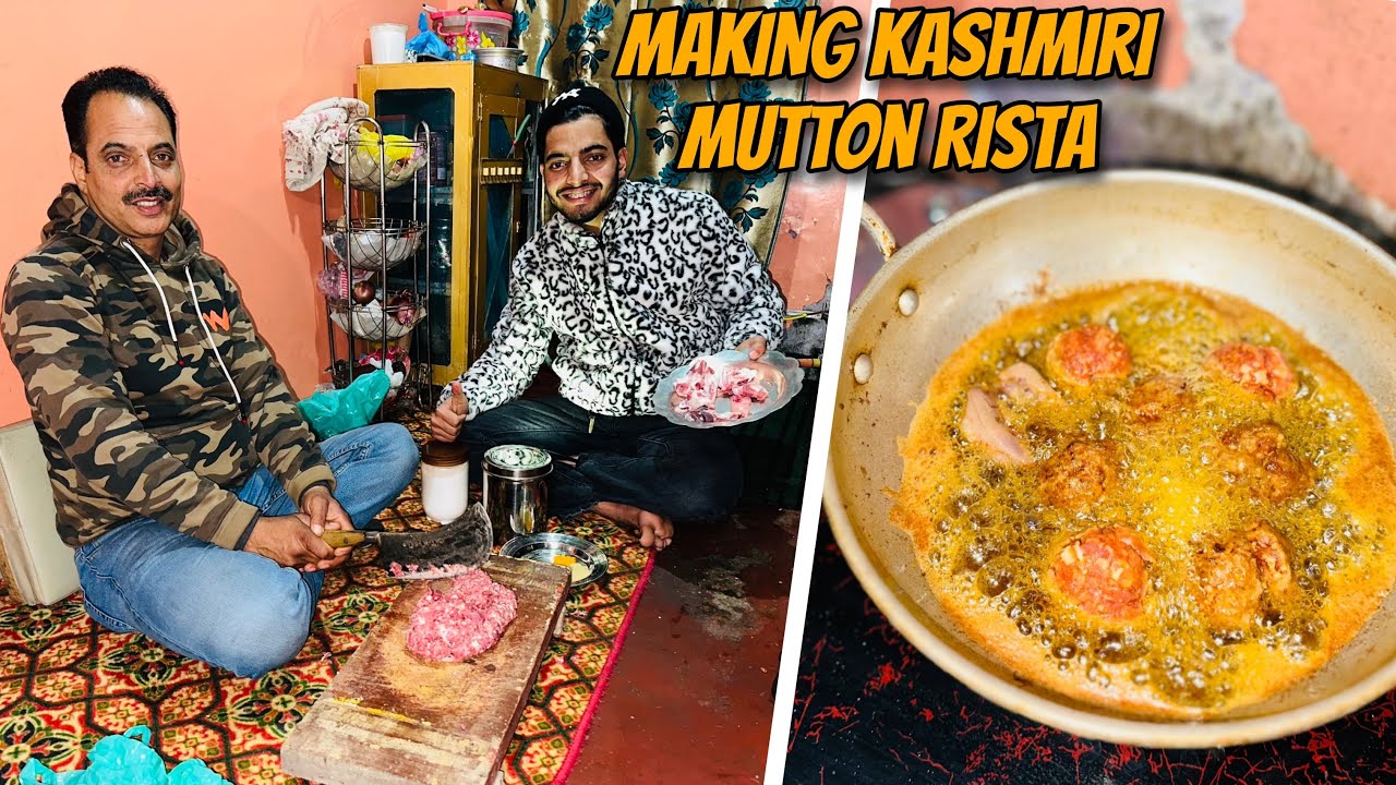 Making Special Kashmiri dish 🥘Mutton Rista With My Family😍 #foodvlog ...