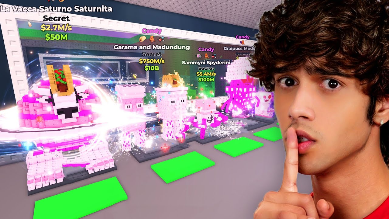 I Stole the 6 NEW RAREST BRAINROT SECRETS... (CANDY) - YouTube