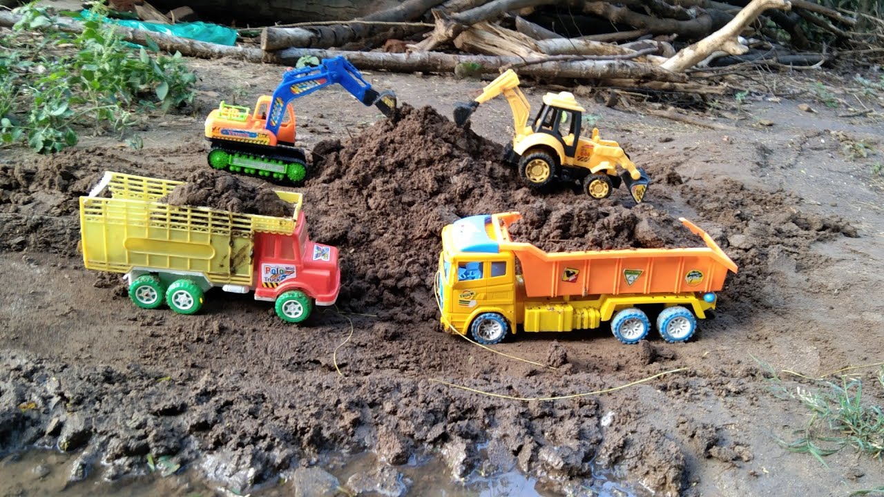 Sand Picker Truck | Soil Excavator | Big Sand Truck | Big Excavator ...