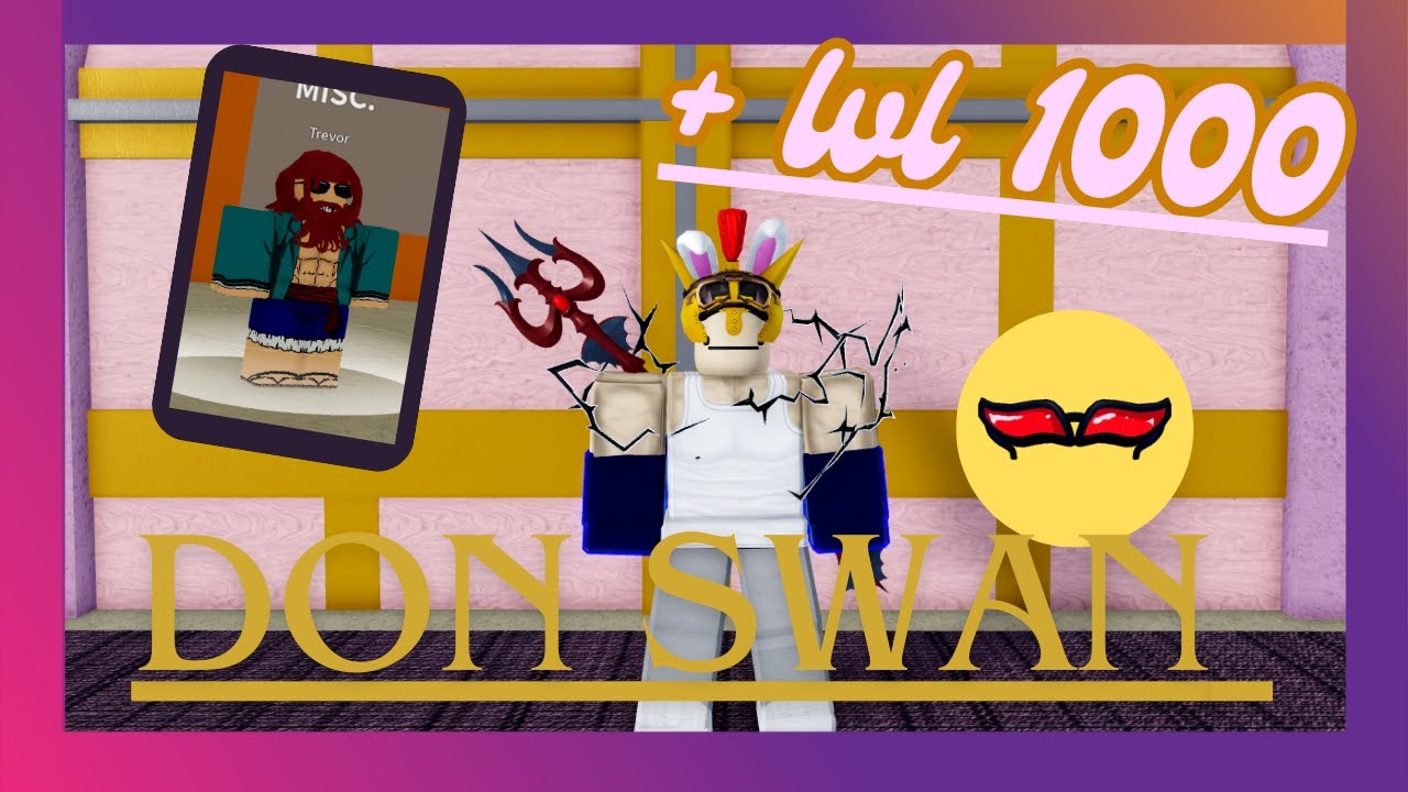 COMMENT FAIRE DON SWAN SUR BLOX FRUIT + lvl 1000 - YouTube