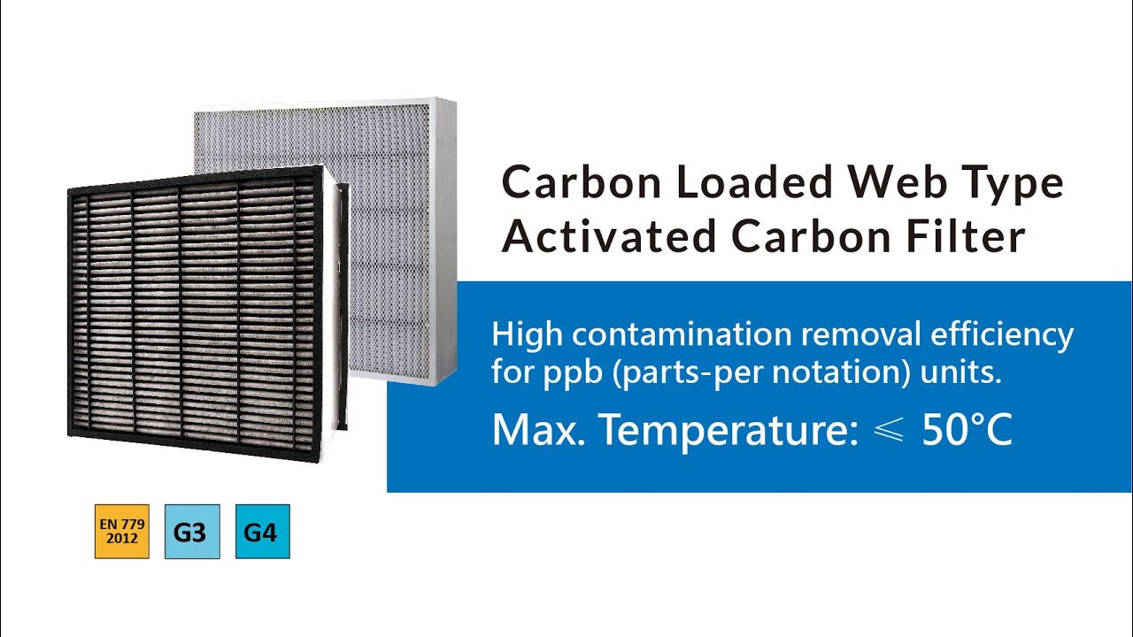 Carbon Loaded Web Type Activated Carbon Filter - YouTube