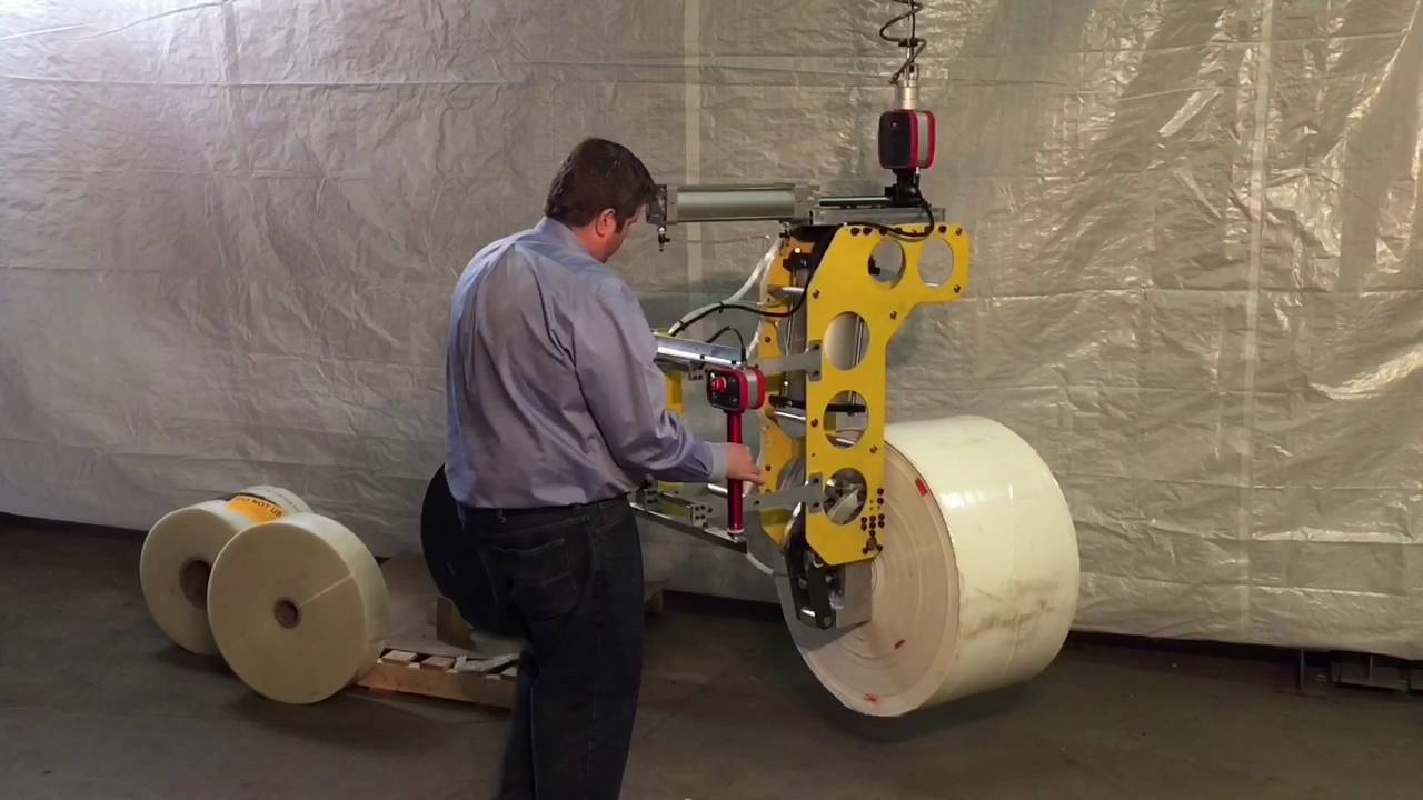 NELSON 500 LBS Roll Handler - YouTube