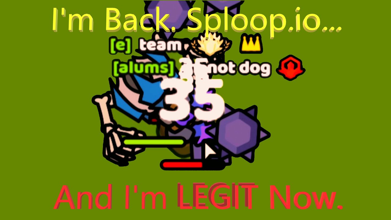 Sploop.io: I'm Back To Legit.... (Vs Clan NT?) - YouTube