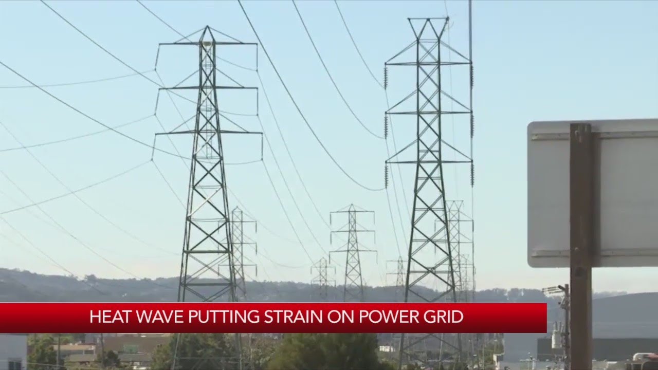 Heat wave putting strain on power grid - YouTube