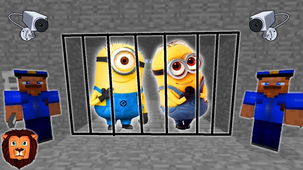 LOS MINIONS PRESOS (MINECRAFT PRISON ESCAPE) | MINECRAFT ESCAPA DE LA ...