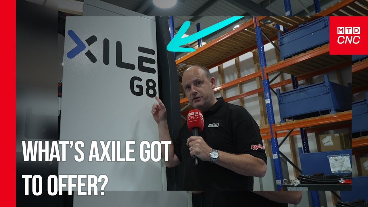 Axile 5 AXIS that TURNS and MILLS - available ex stock - YouTube