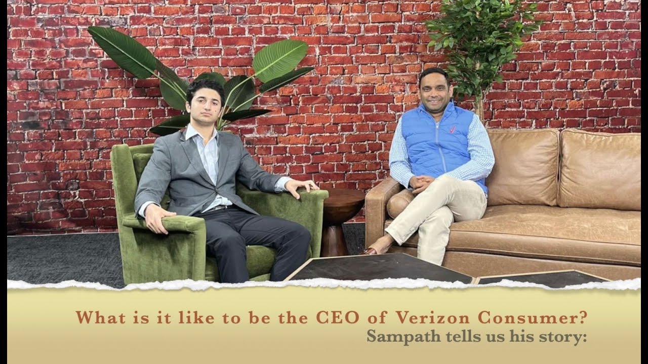 What is it like to be the CEO of Verizon Consumer? Sampath explains ...