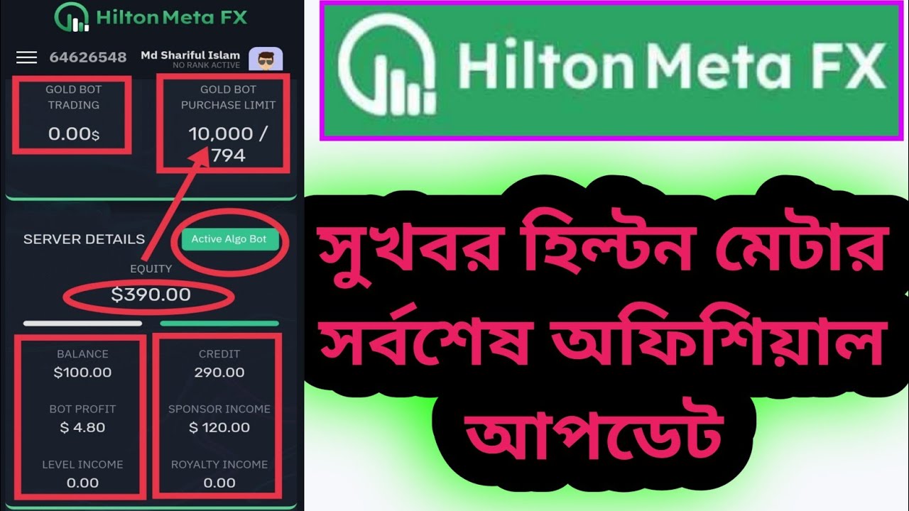 Hiltonmetafx এর সর্বশেষ অফিশিয়াল নতুন আপডেট সম্পূর্ণ A to Z ? Hilton ...