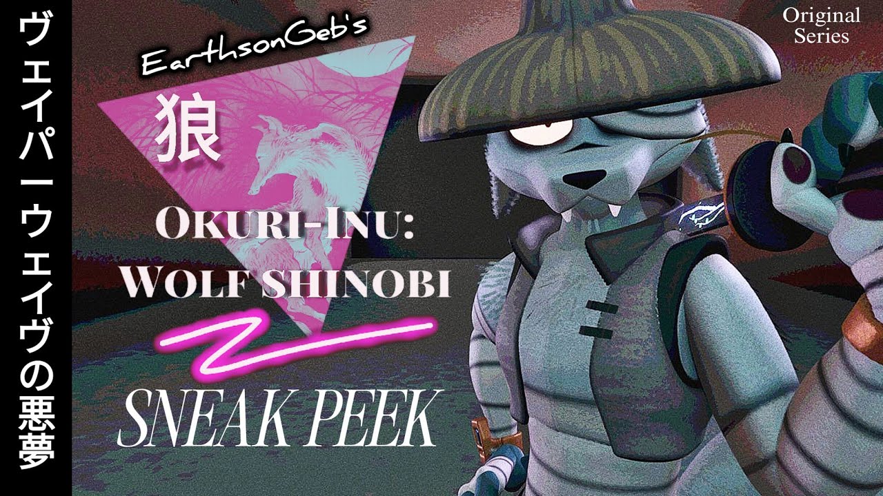 "Okuri-Inu: Wolf Shinobi" PART 1 Sneak Peek ( Retro Sci-Fi Series ) # ...