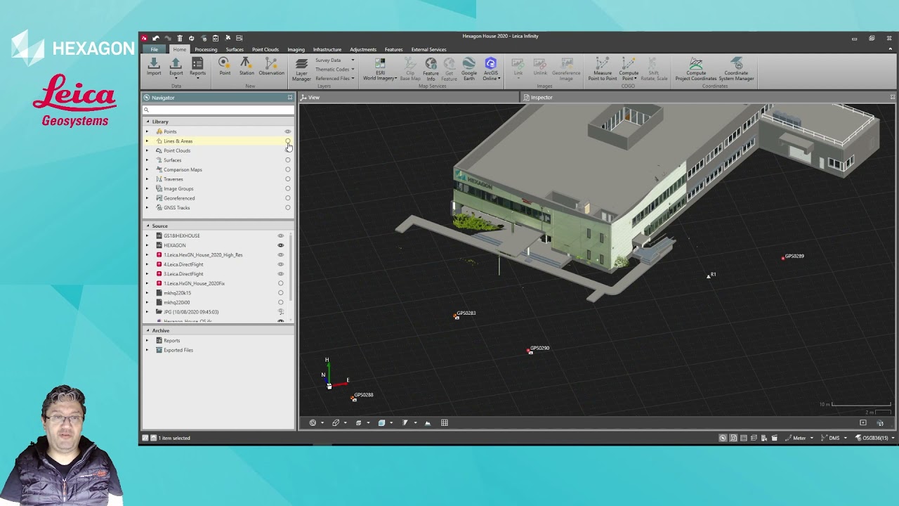 Leica Infinity Navigator tool - YouTube