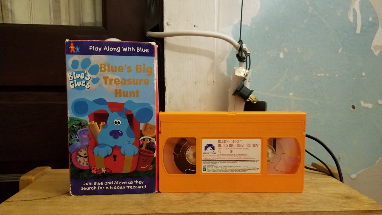 Opening to Blue's Clues Blue's Big Treasure Hunt 1999 VHS - YouTube