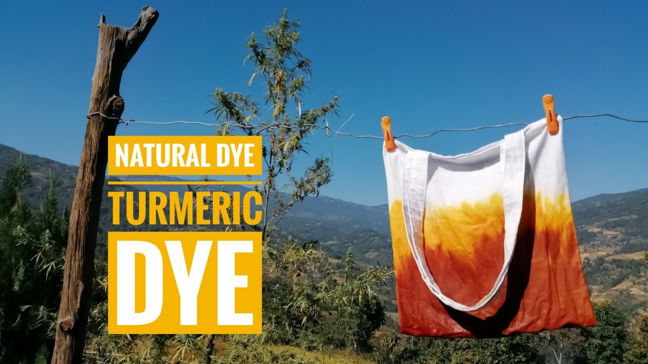 How to Dye fabric naturally at Home | Turmeric Dye | Natural Dye ...