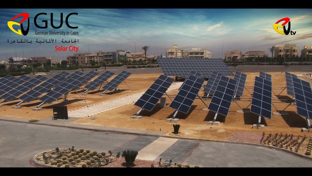 Solar City @ German University in Cairo - YouTube