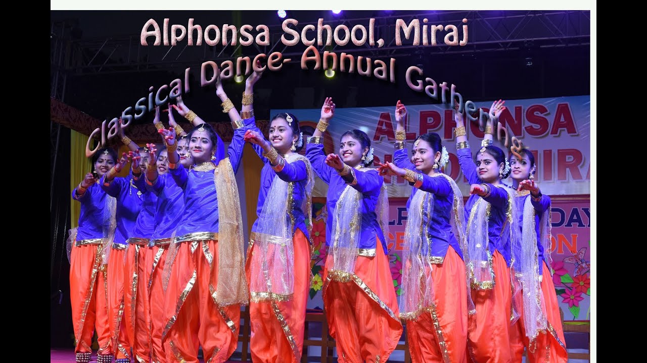 Classical dance- Alphonsa School Miraj - YouTube