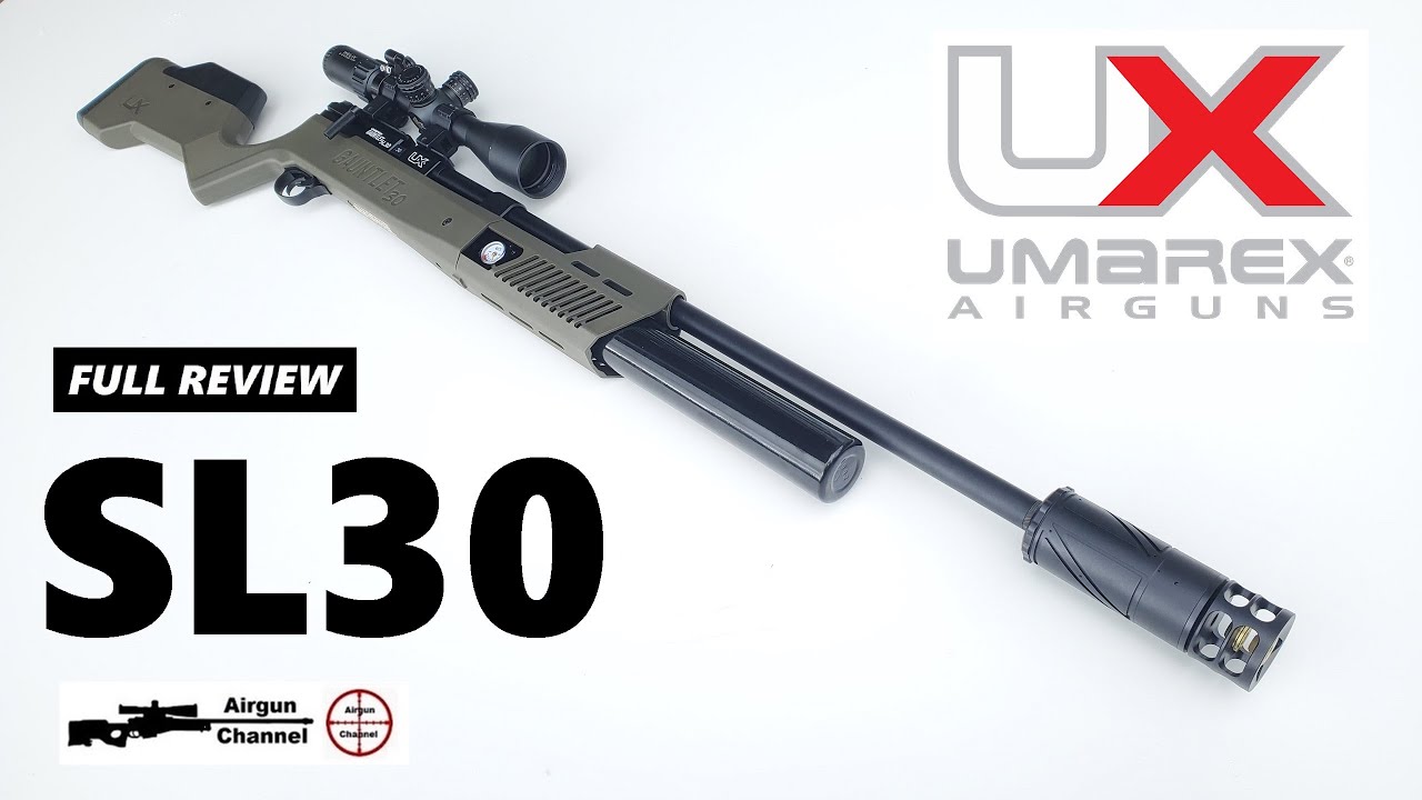 Umarex Gauntlet 2 SL30 (Full Review) Side Lever Big Bore PCP Air Rifle ...