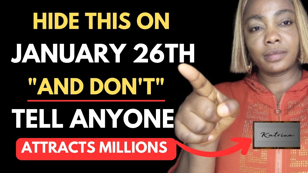 HIDE THIS in January Where NO ONE Can See It, your FINANCIAL problems ...