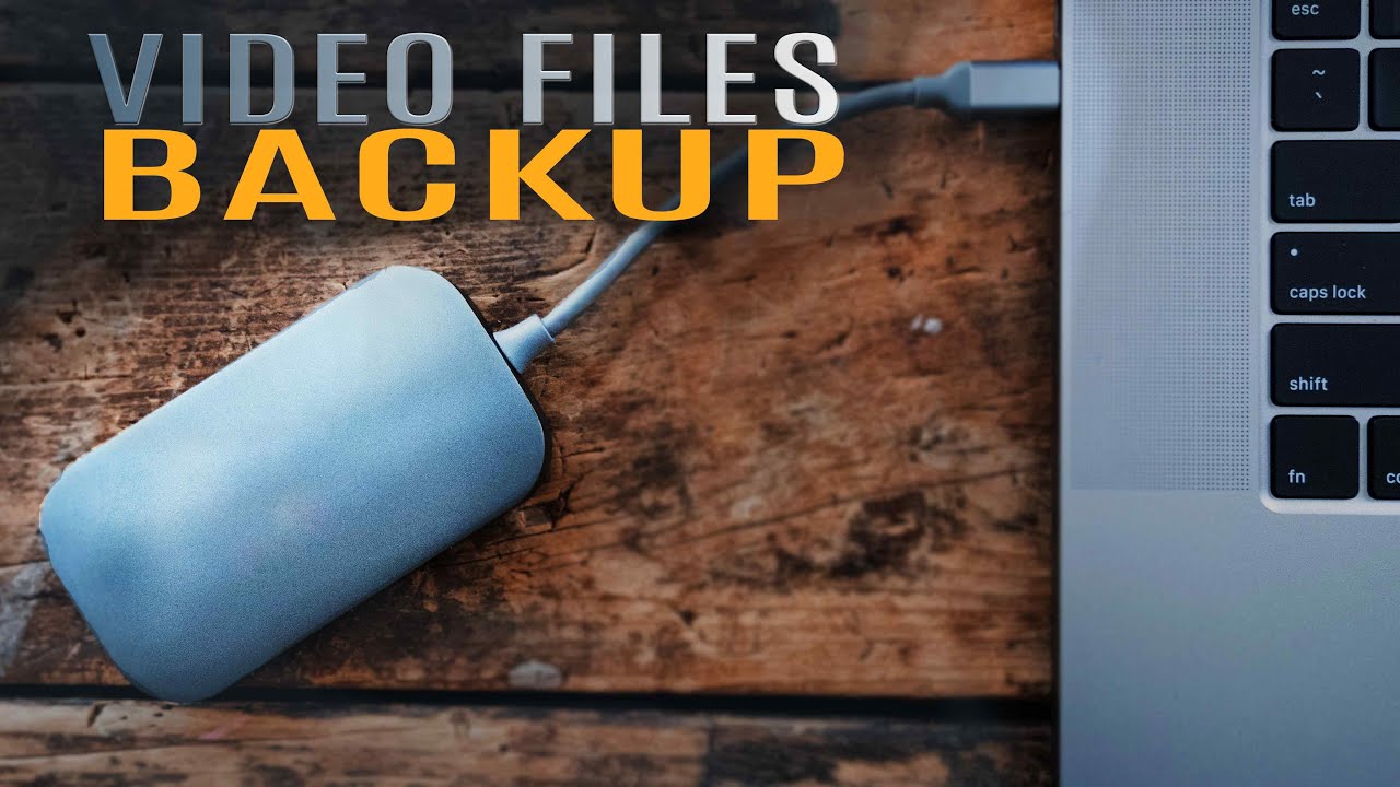 best way to backup video footage - YouTube