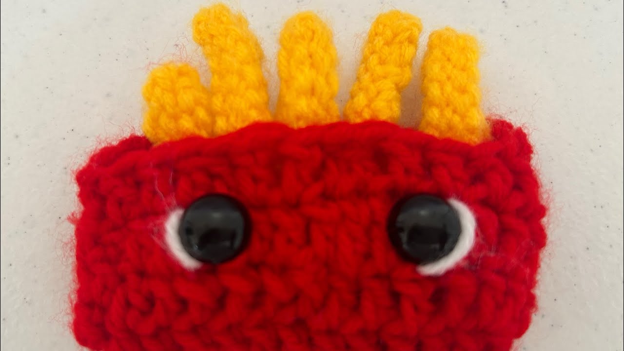 How to make French fries with a beginner friendly crochet tutorial pt.1 ...