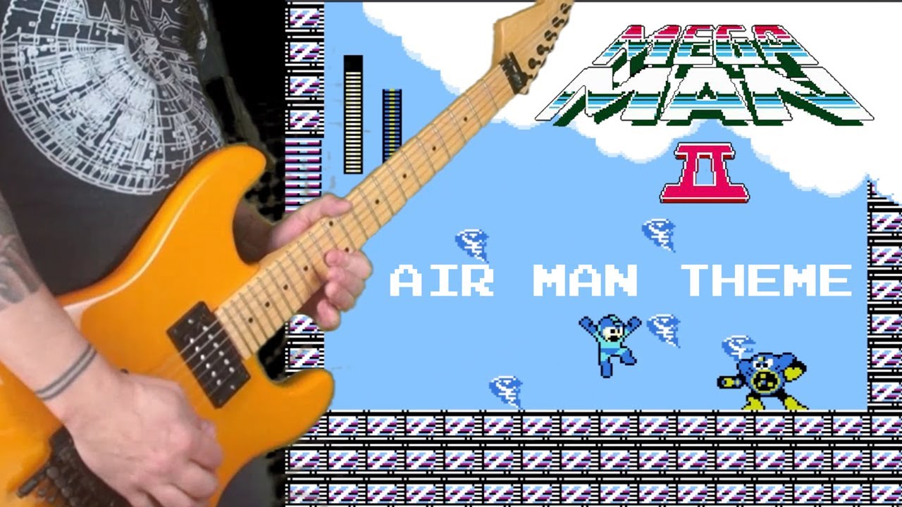 Mega Man 2 - Air Man Stage - Electric Guitar Rock Metal COVER - YouTube