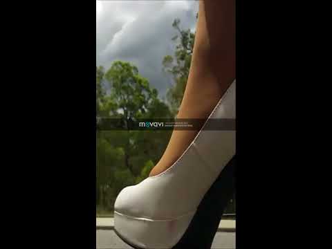 Cross Dressing in White Pumps and natural pantyhose