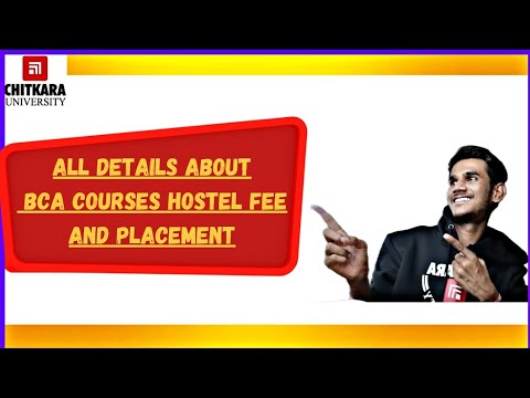All Details About BCA Courses HOSTEL Fee And Placement😊|Chitkara ...