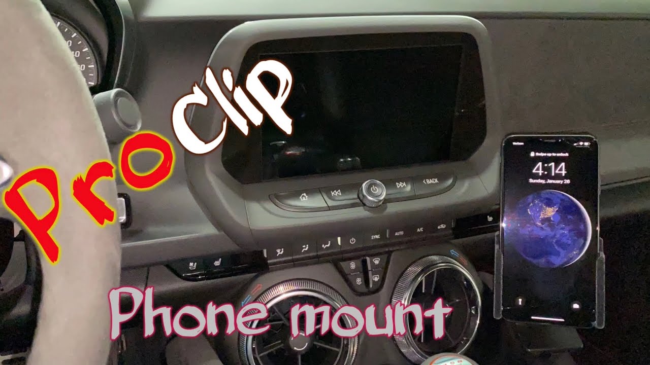 Proclip phone mount install on my 2017 Camaro ZL1. #proclip #Camaro # ...