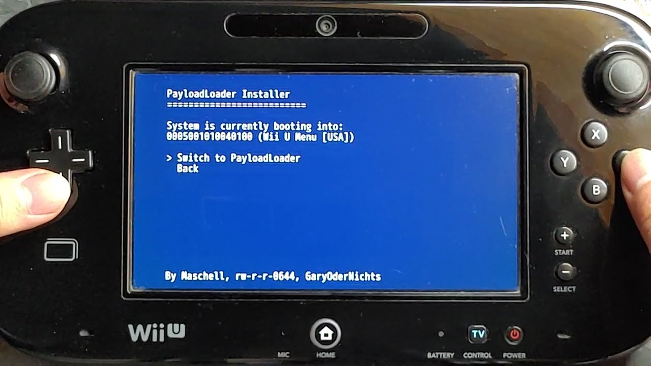 PayloadLoader Installer: Cambiando el arranque de la consola a PayloadLoader - Wii U - YouTube