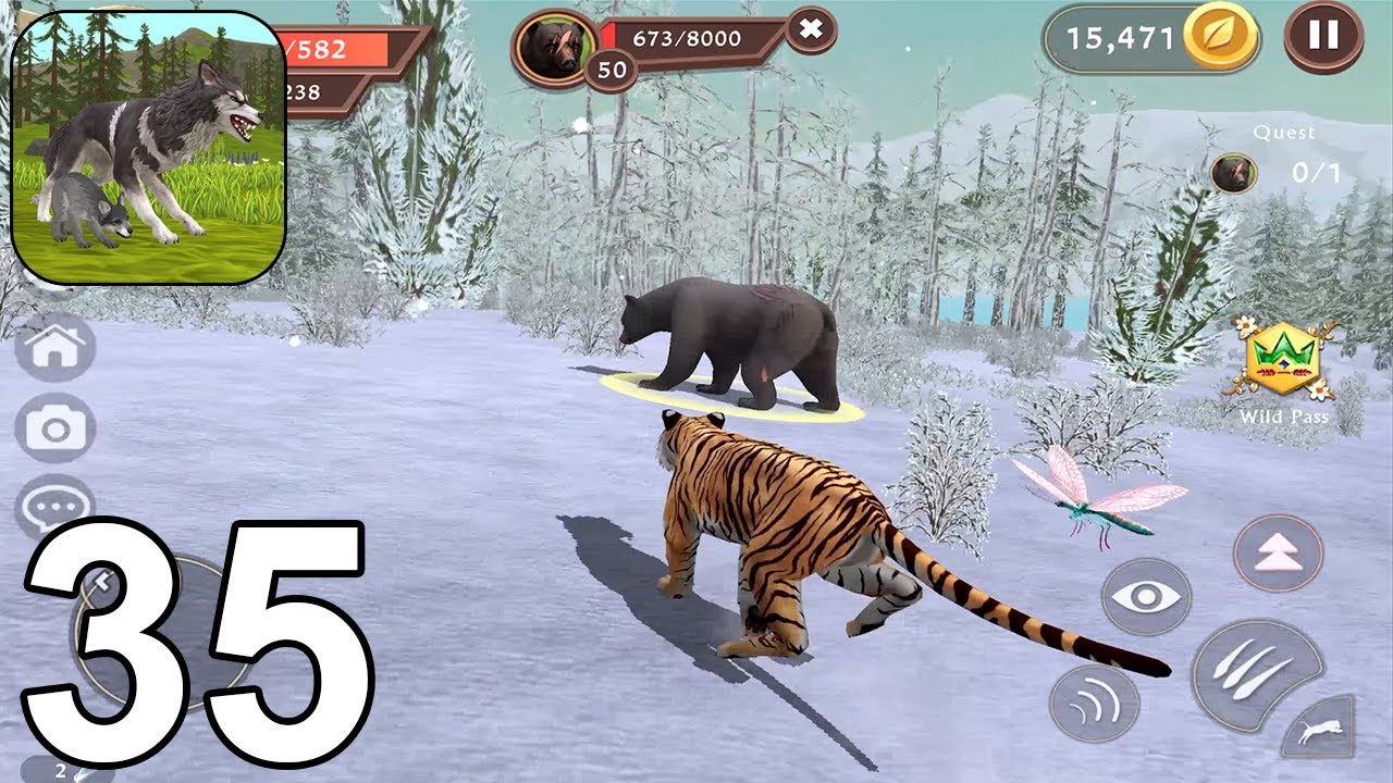 WildCraft: Gameplay - Defeat Giant Bear - Walkthrough (iOS, Android ...