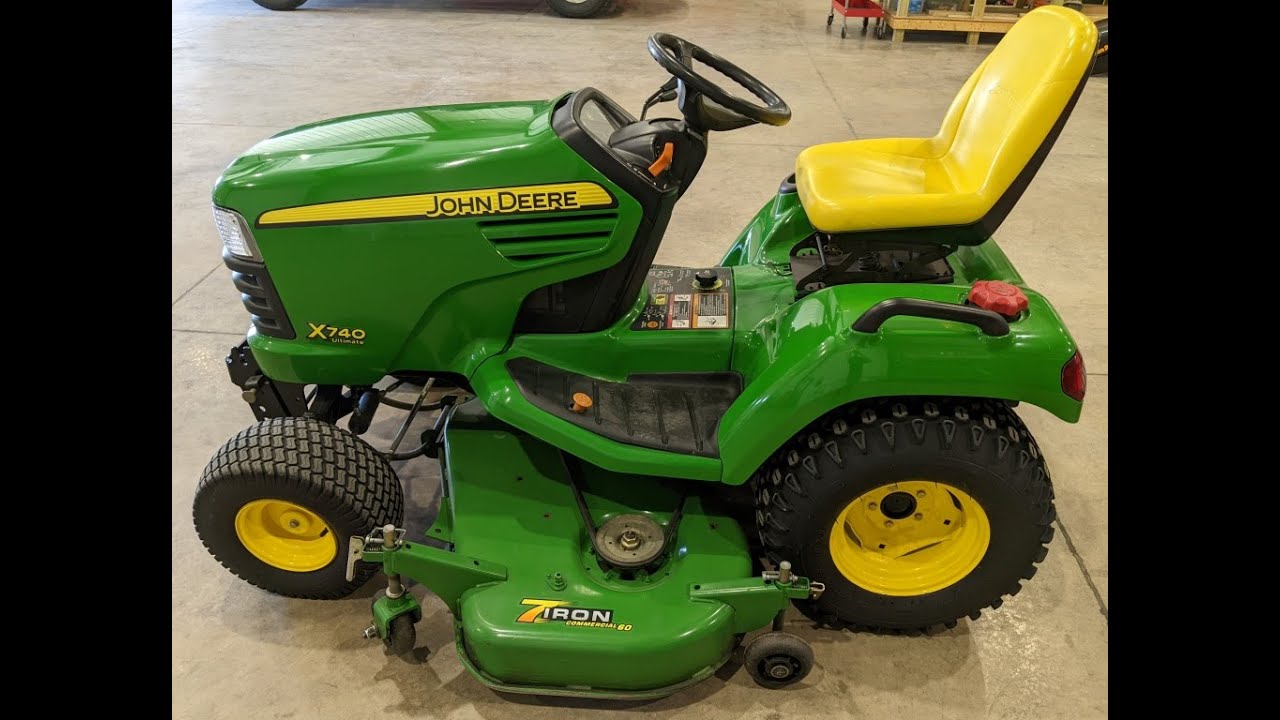 Deere X740 Overview and Upgrades - YouTube