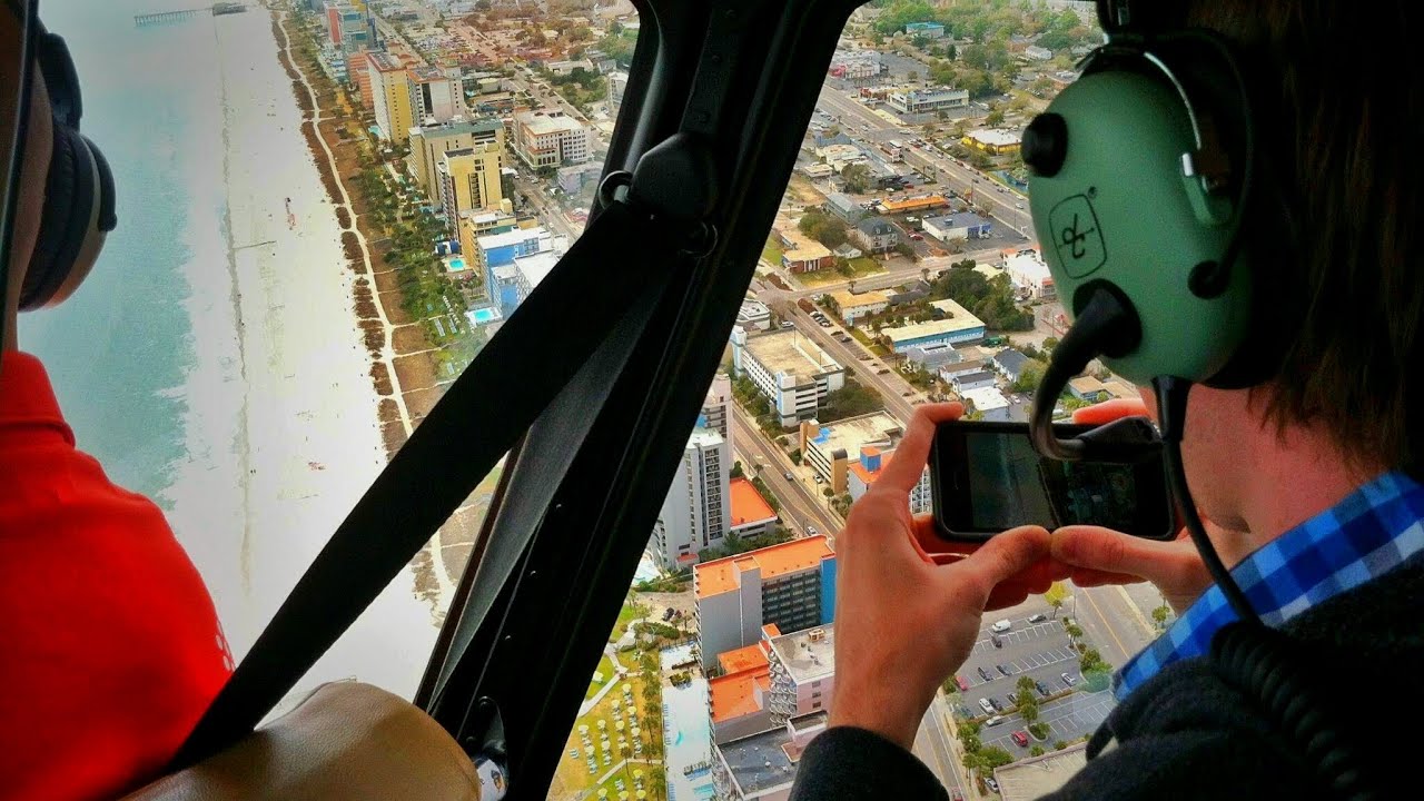 Helicopter Ride over Myrtle Beach - YouTube
