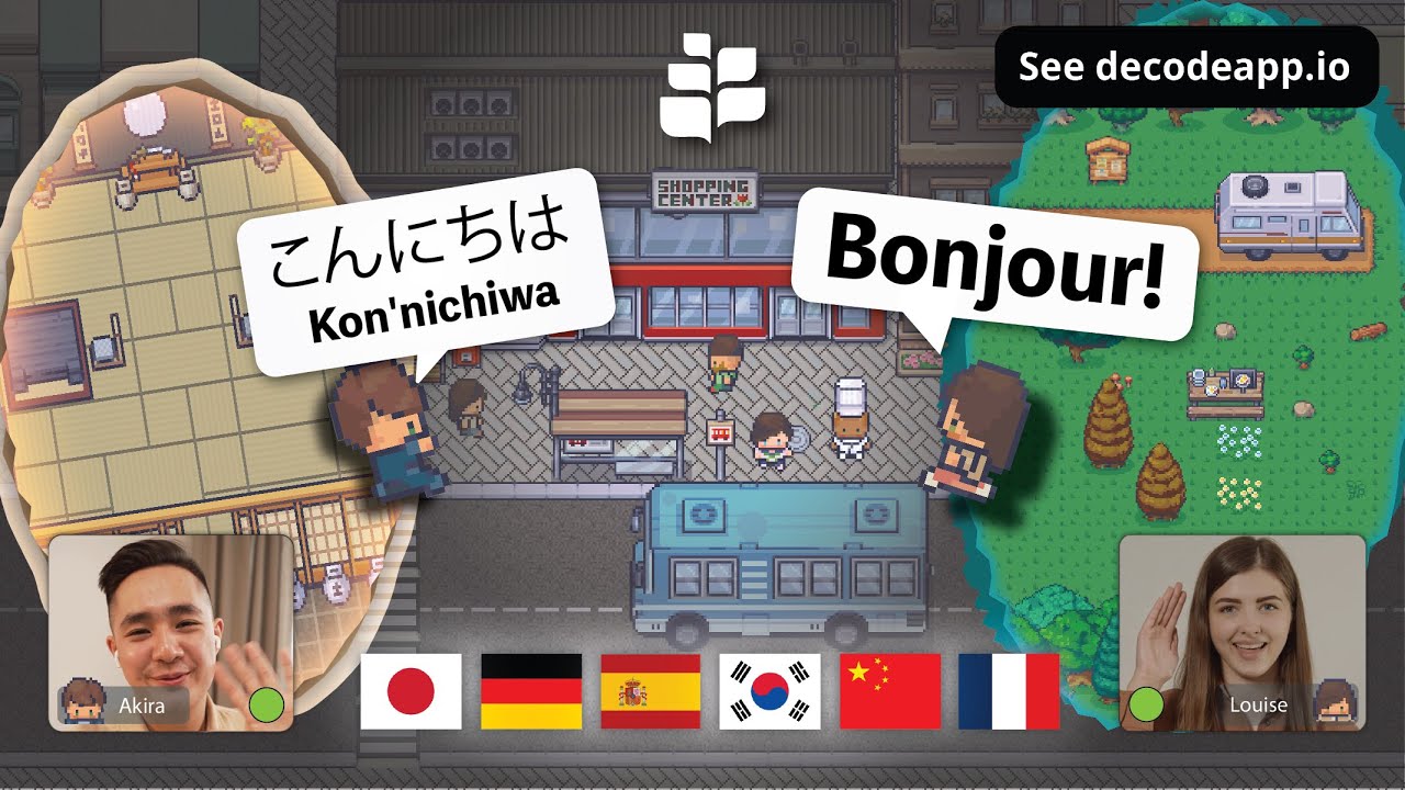 Decode | Learn & Teach Languages in Online Virtual Worlds - YouTube