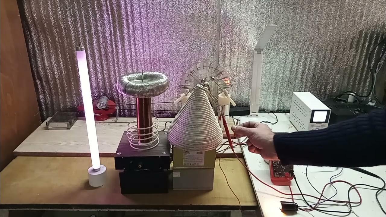 Бифиляр катушка Тесла - YouTube