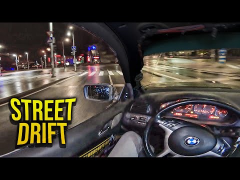 STREET DRIFT on BMW E46 (POV) GoPro