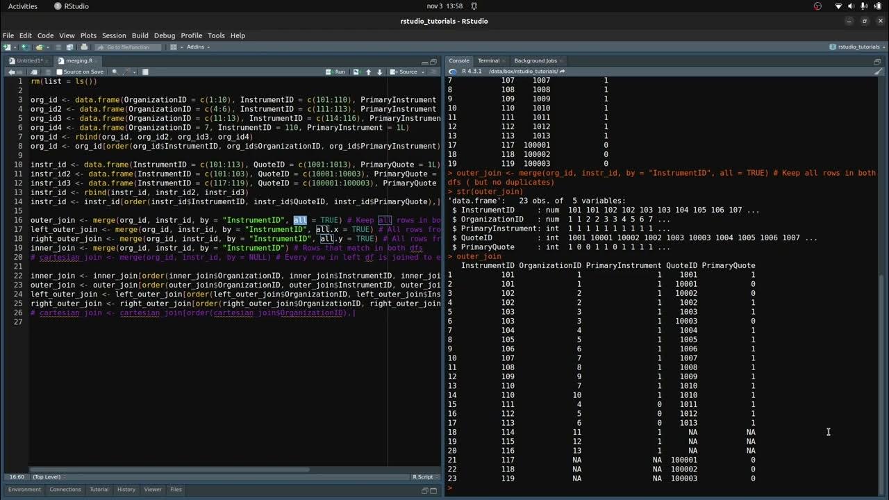 The Dataframe - Merging - YouTube